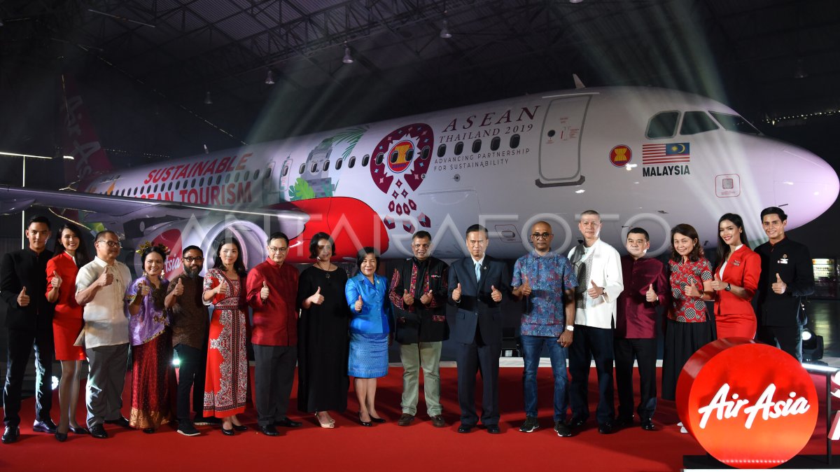 WATERASIA LAUNCHES A SPECIAL LIVERY PEAT HUT ASEAN | ANTARA Foto