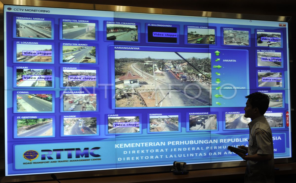 CCTV ARUS MUDIK LEBARAN | ANTARA Foto