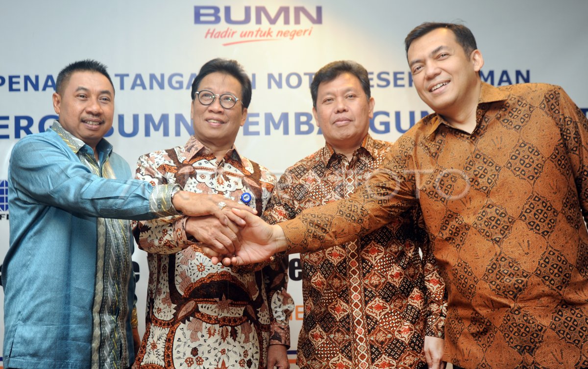 SINERGI BUMN | ANTARA Foto