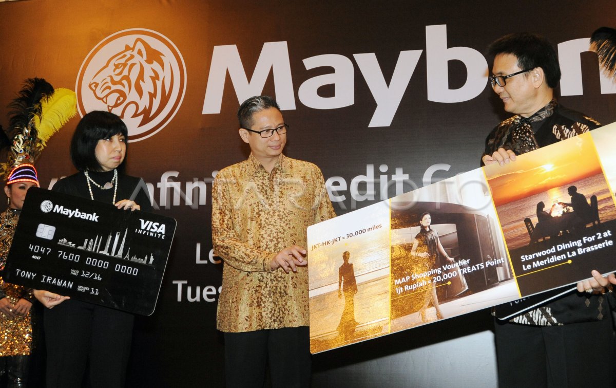 MAYBANK-VISA CREDIT CARD | ANTARA Foto