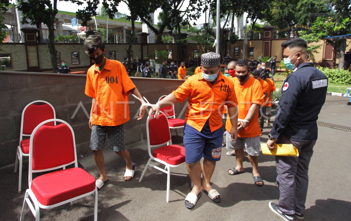 PEMUSNAHAN BARANG BUKTI NARKOTIKA BARESKRIM | ANTARA Foto