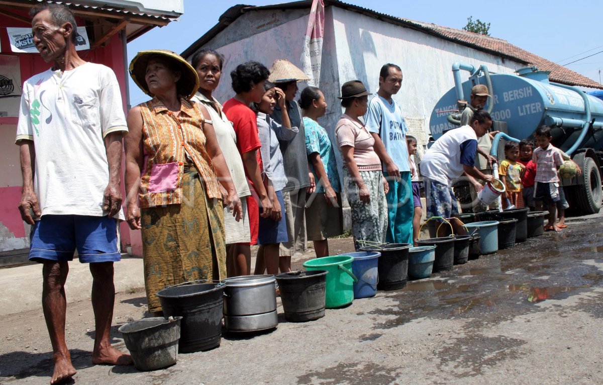 kelangkaan air bersih | ANTARA Foto
