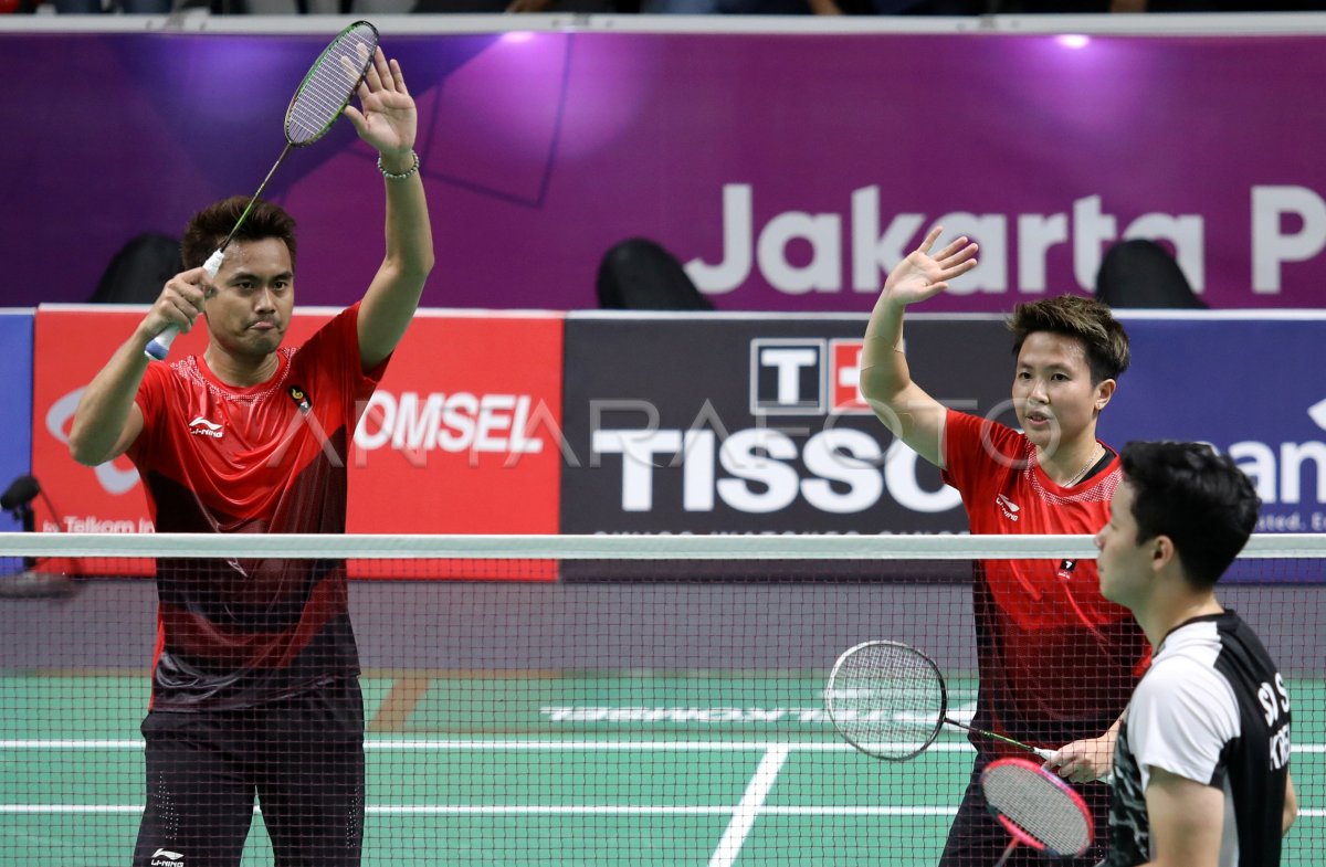 BULU TANGKIS GANDA CAMPURAN INDONESIA | ANTARA Foto