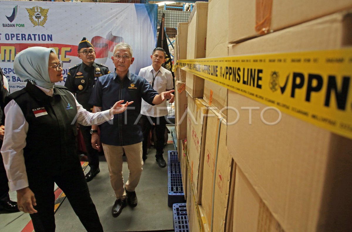 Bea Cukai dan BPOM gagalkan ekspor obat tradisional ilegal | ANTARA Foto