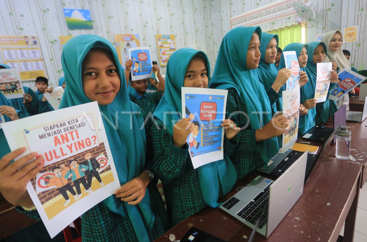 Kampanye pencegahan perundungan di lingkungan sekolah | ANTARA Foto