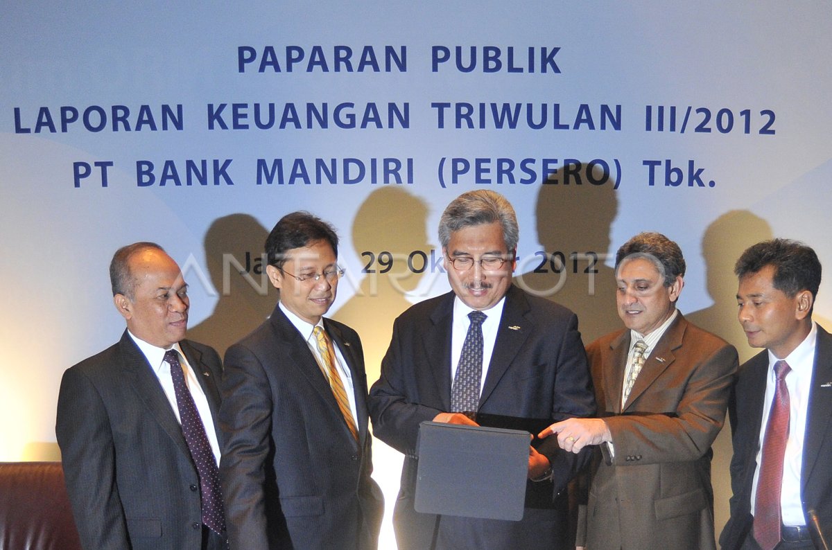 KINERJA BANK MANDIRI | ANTARA Foto