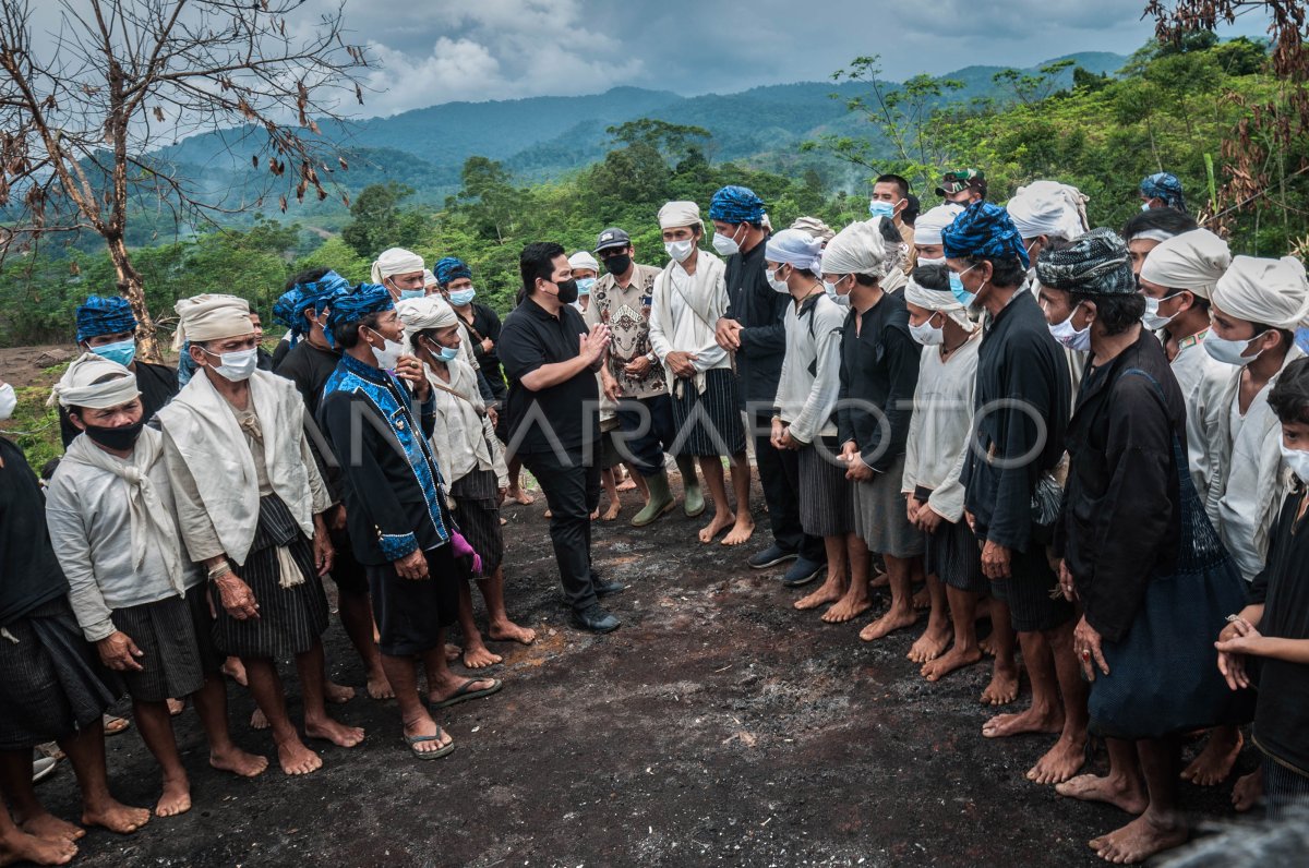 BANTUAN BUMN UNTUK KORBAN KEBAKARAN BADUY | ANTARA Foto