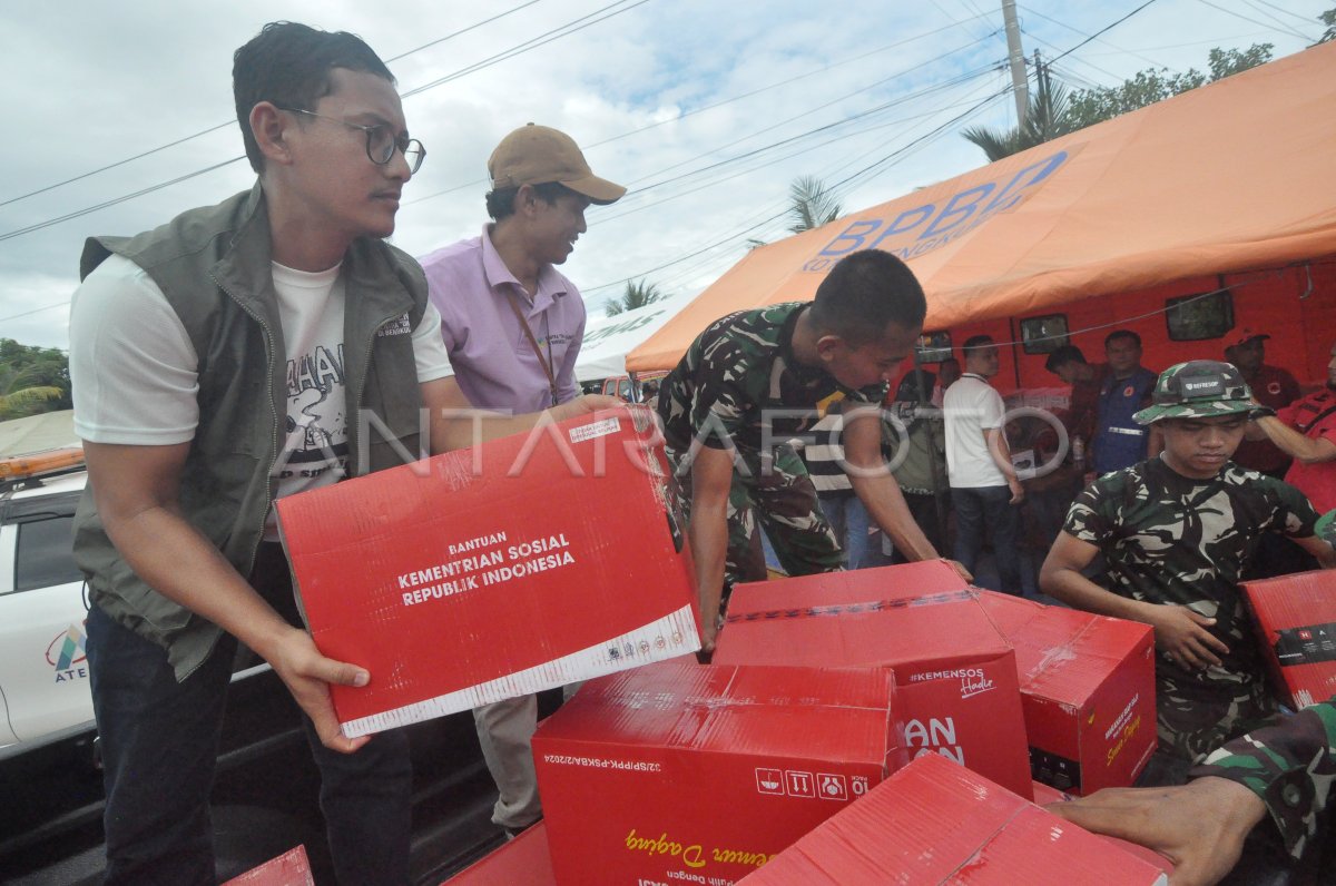 Bantuan Kemensos untuk penyintas gempa Bengkulu | ANTARA Foto