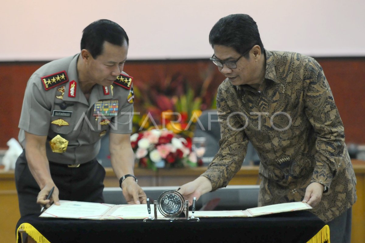 NOTA KESEPAHAMAN BNI POLRI | ANTARA Foto NOTA KESEPAHAMAN BNI POLRI | ANTARA Foto