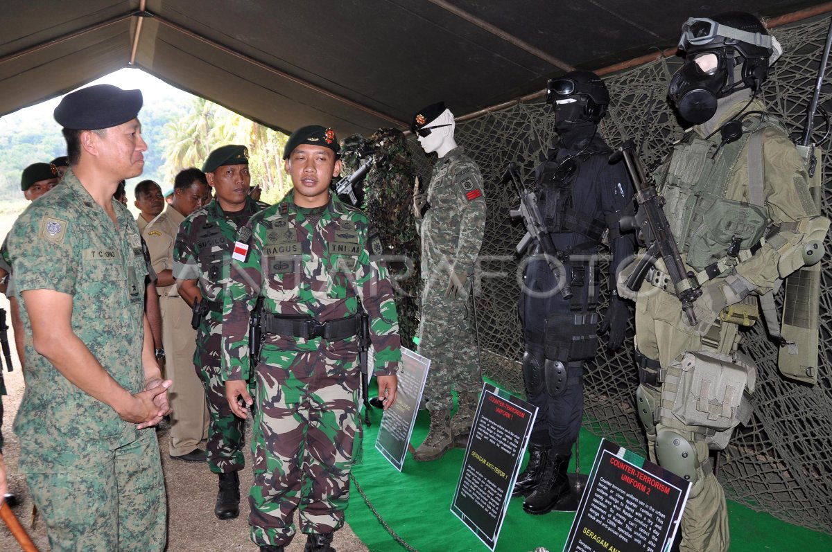 LATIHAN MILITER INDONESIA SINGAPURA | ANTARA Foto