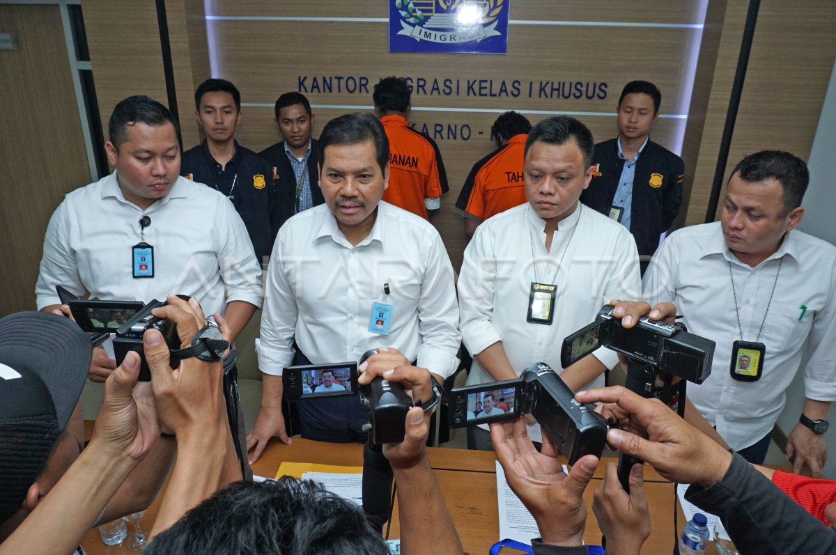 TINDAK PIDANA KEIMIGRASIAN WNA | ANTARA Foto