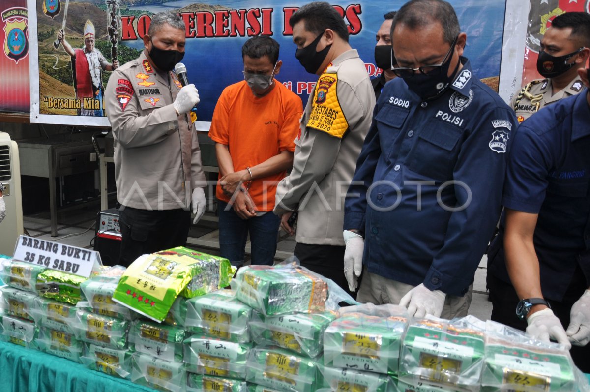 PENANGKAPAN BANDAR NARKOBA | ANTARA Foto