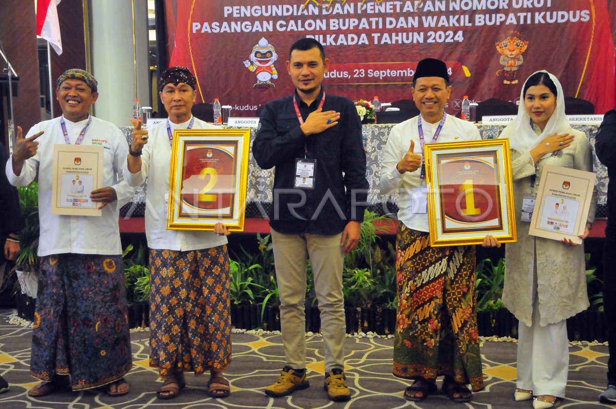 Pengundian nomor urut Pilkada Kudus | ANTARA Foto