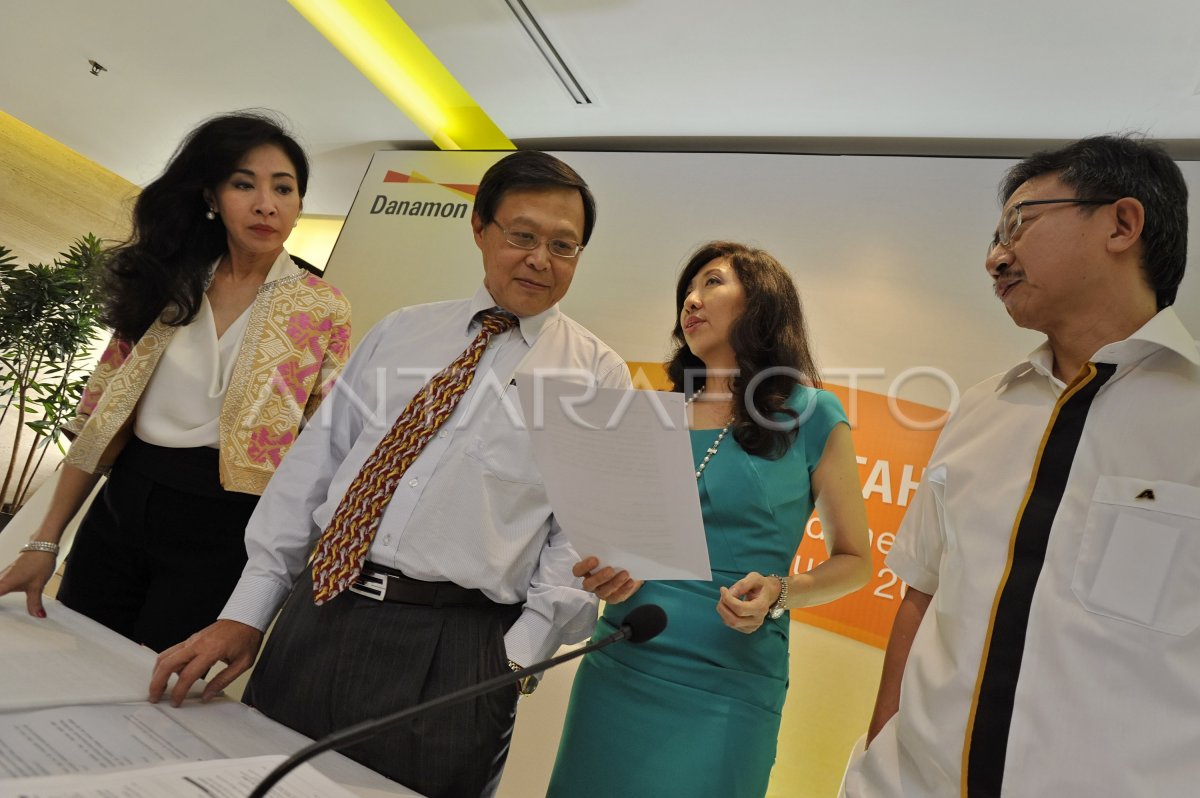 KINERJA BANK DANAMON | ANTARA Foto