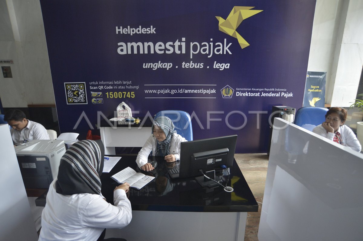 TARGET NILAI DEKLARASI DATA AMNESTI PAJAK | ANTARA Foto