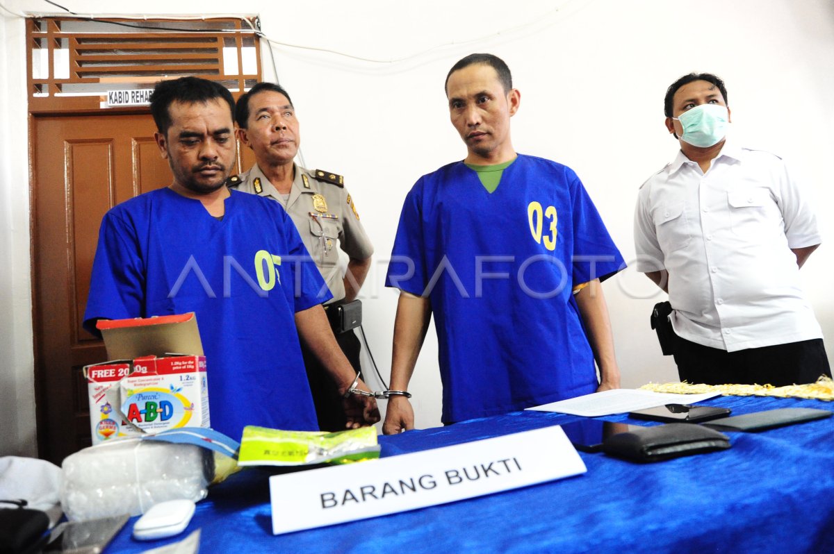 KASUS PENYELUNDUPAN SABU MALAYSIA | ANTARA Foto