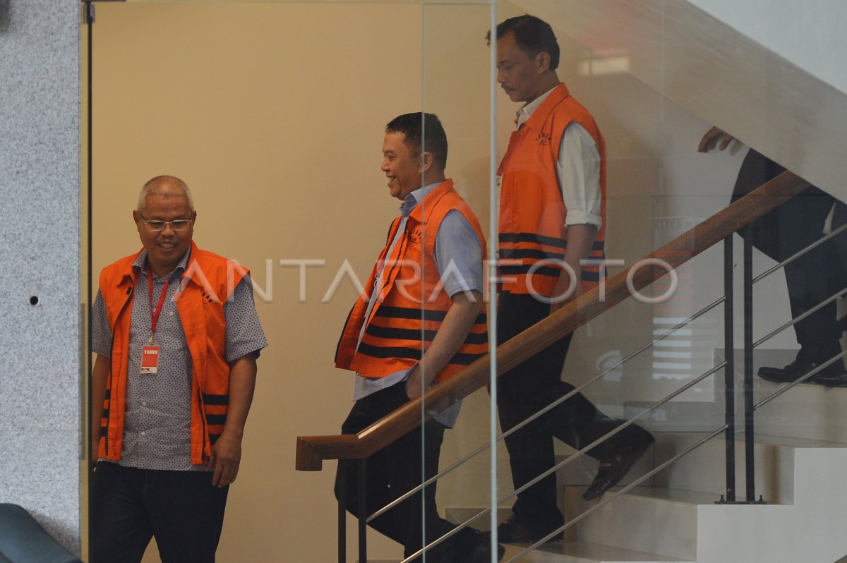 PEMERIKSAAN TERSANGKA KPK | ANTARA Foto