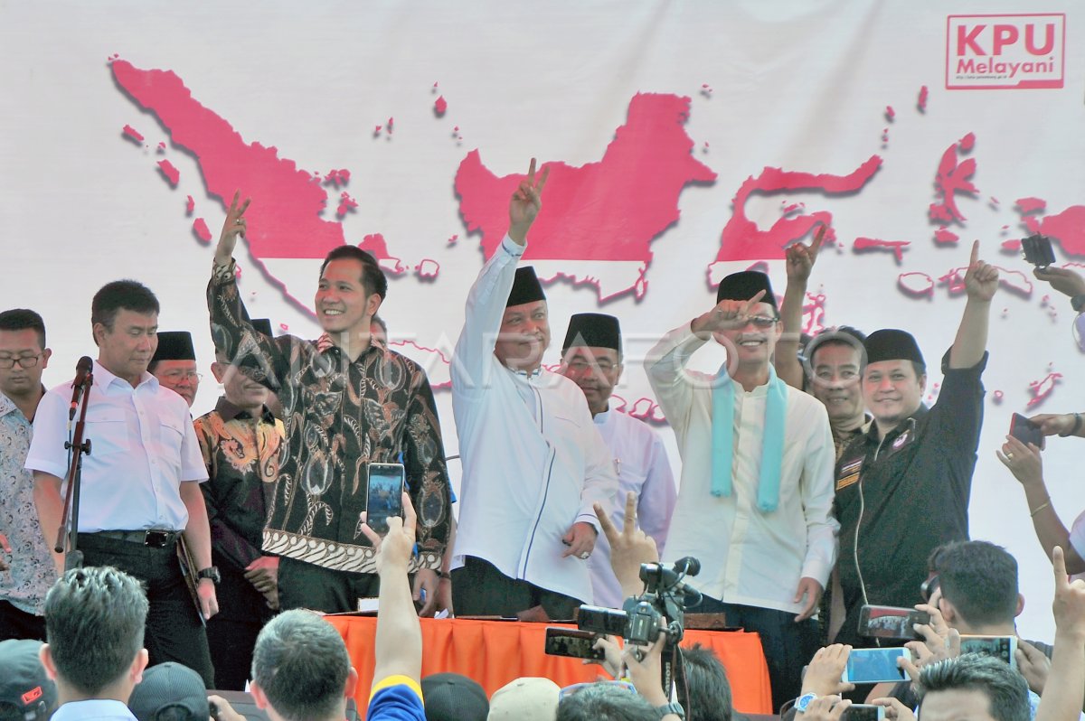 DEKLARASI KAMPANYE DAMAI PILKADA PALEMBANG | ANTARA Foto