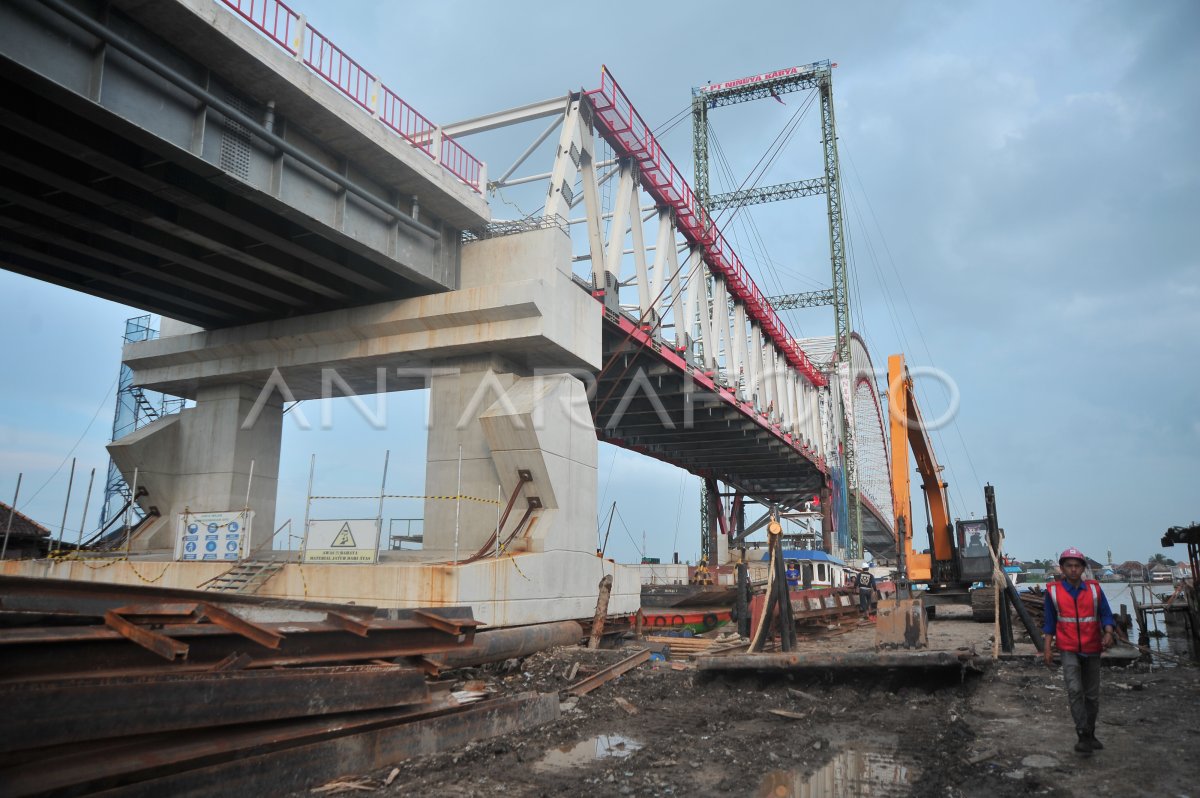 PEMBANGUNAN JEMBATAN MUSI VI | ANTARA Foto
