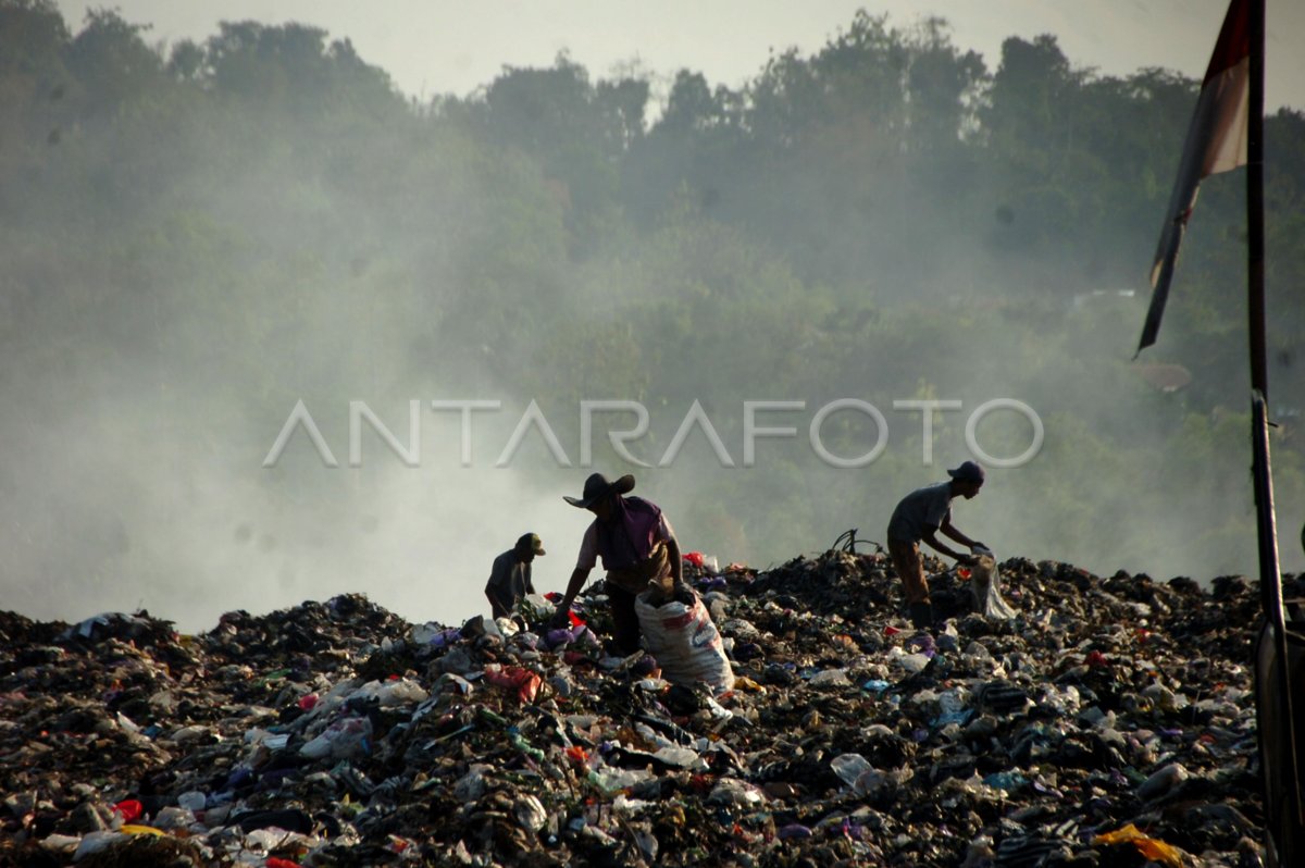 Sampah TPA kembali terbakar | ANTARA Foto