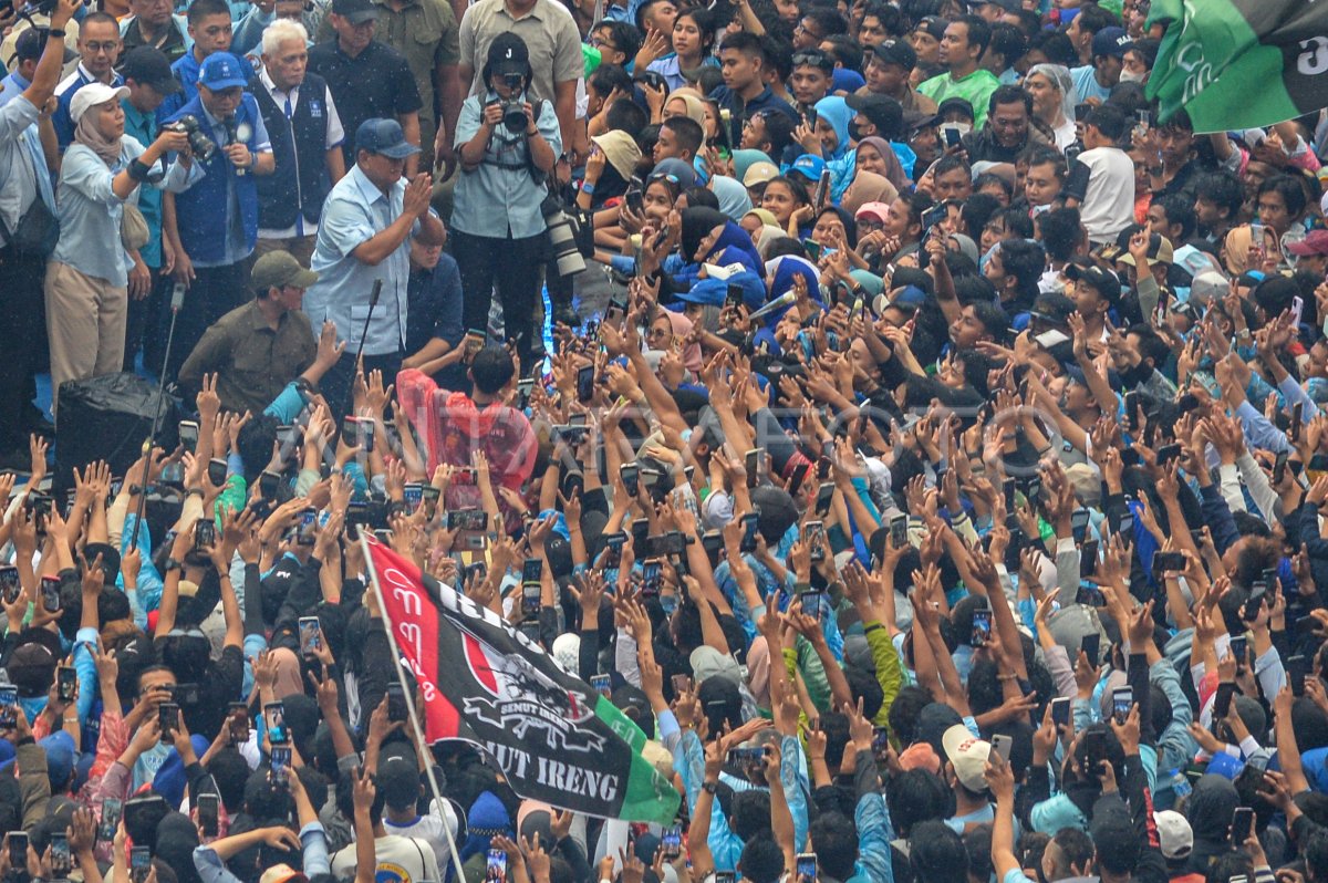 Kampanye Prabowo Gibran di Bandung | ANTARA Foto