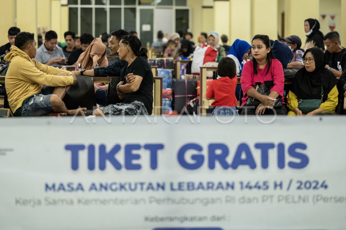 Arus mudik di Pelabuhan Tanjung Priok | ANTARA Foto