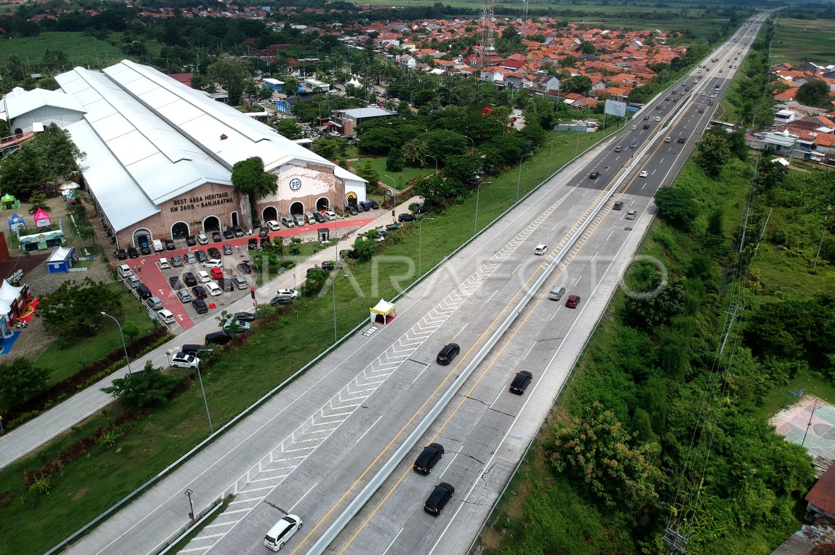 Arus balik jalan tol pejagan pemalang meningkat | ANTARA Foto