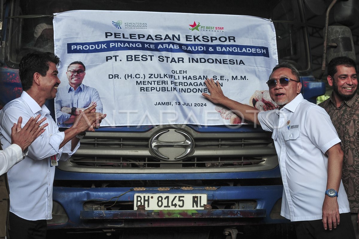 Pelepasan ekspor pinang ke Arab Saudi dan Bangladesh | ANTARA Foto
