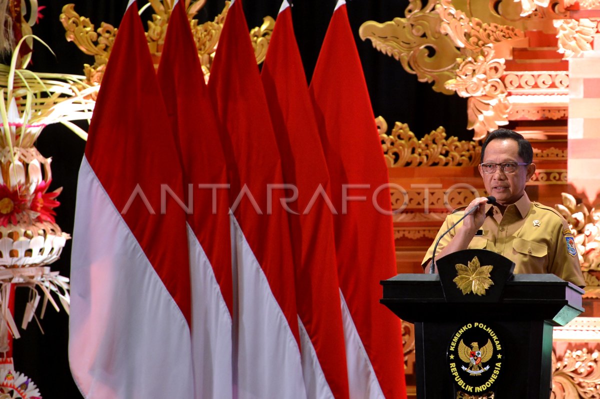 Rakor kesiapan Pilkada serentak 2024 di Bali | ANTARA Foto