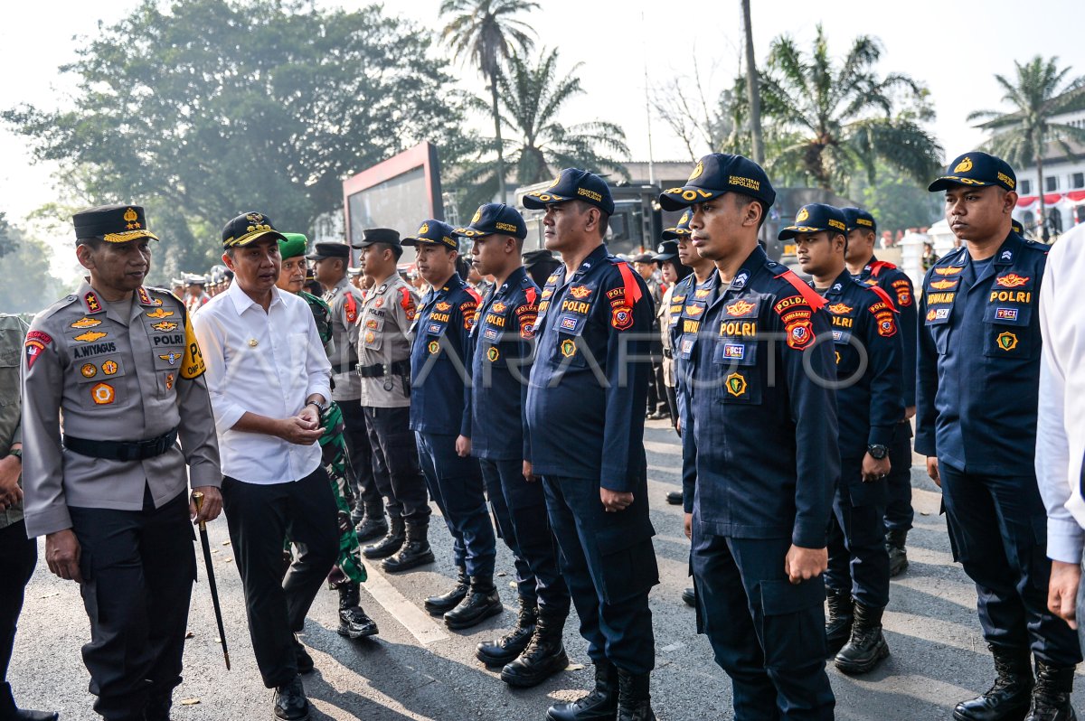 Gelar pasukan operasi mantap praja lodaya | ANTARA Foto