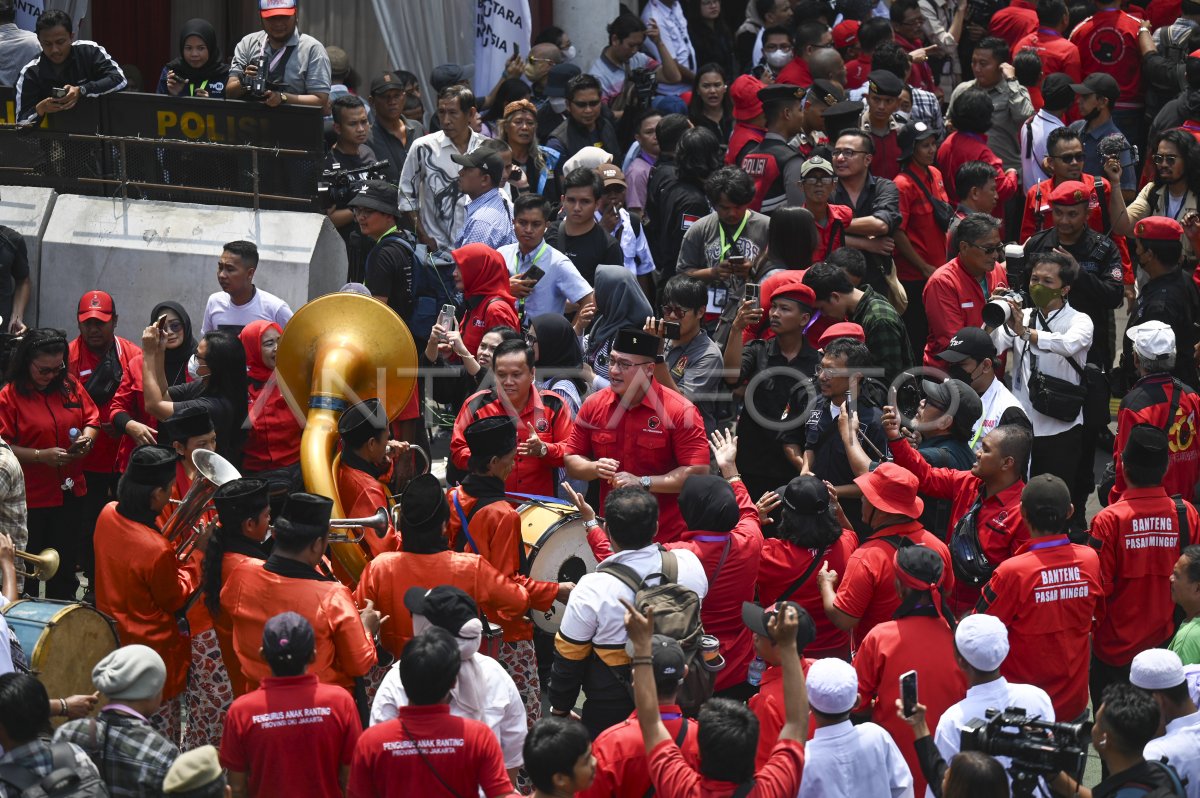 Pramono Anung-Rano Karno daftar Pilgub DKI Jakarta | ANTARA Foto