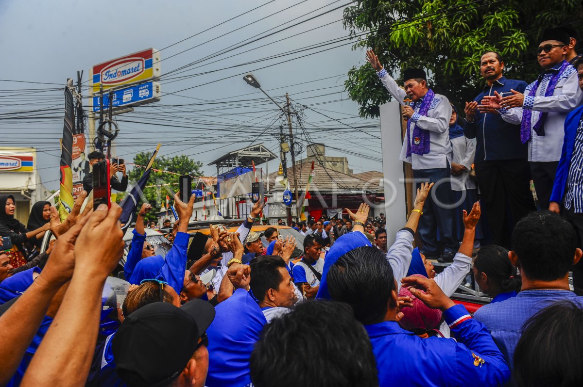Syafrudin-Heriyanto daftar Pilwalkot Serang | ANTARA Foto