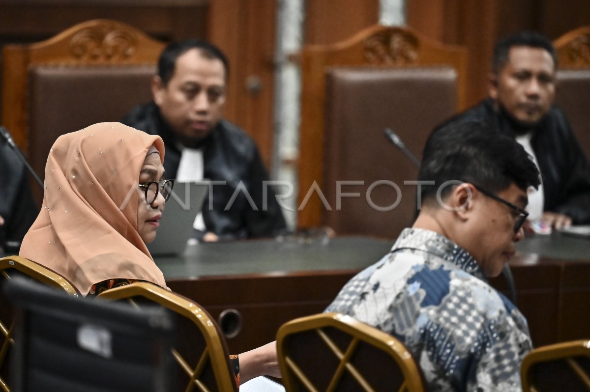 Sidang pledoi kasus korupsi proteksi TKI | ANTARA Foto