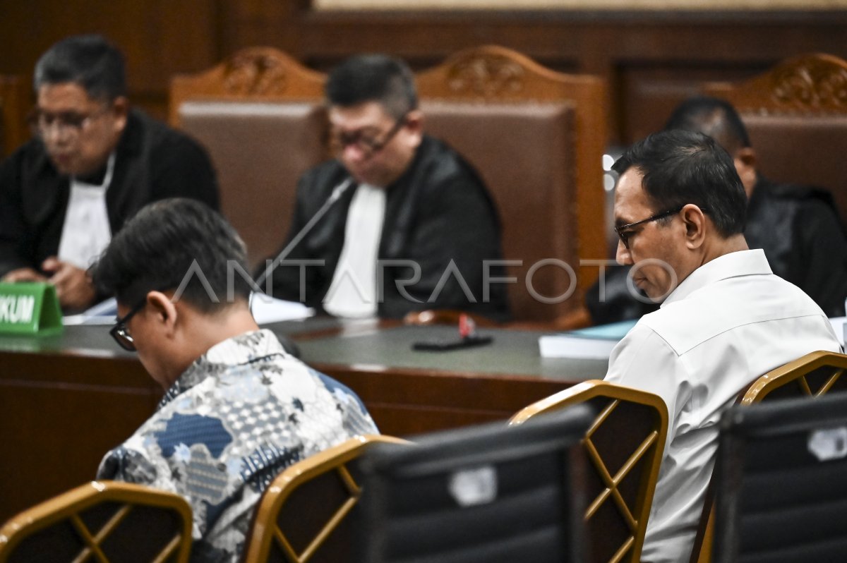 Sidang pledoi kasus korupsi proteksi TKI | ANTARA Foto