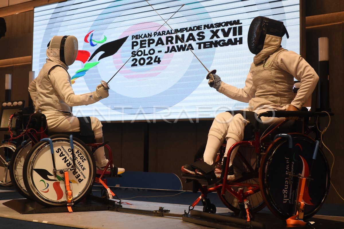 Peparnas 2024: Final anggar kursi roda putri foil beregu | ANTARA Foto