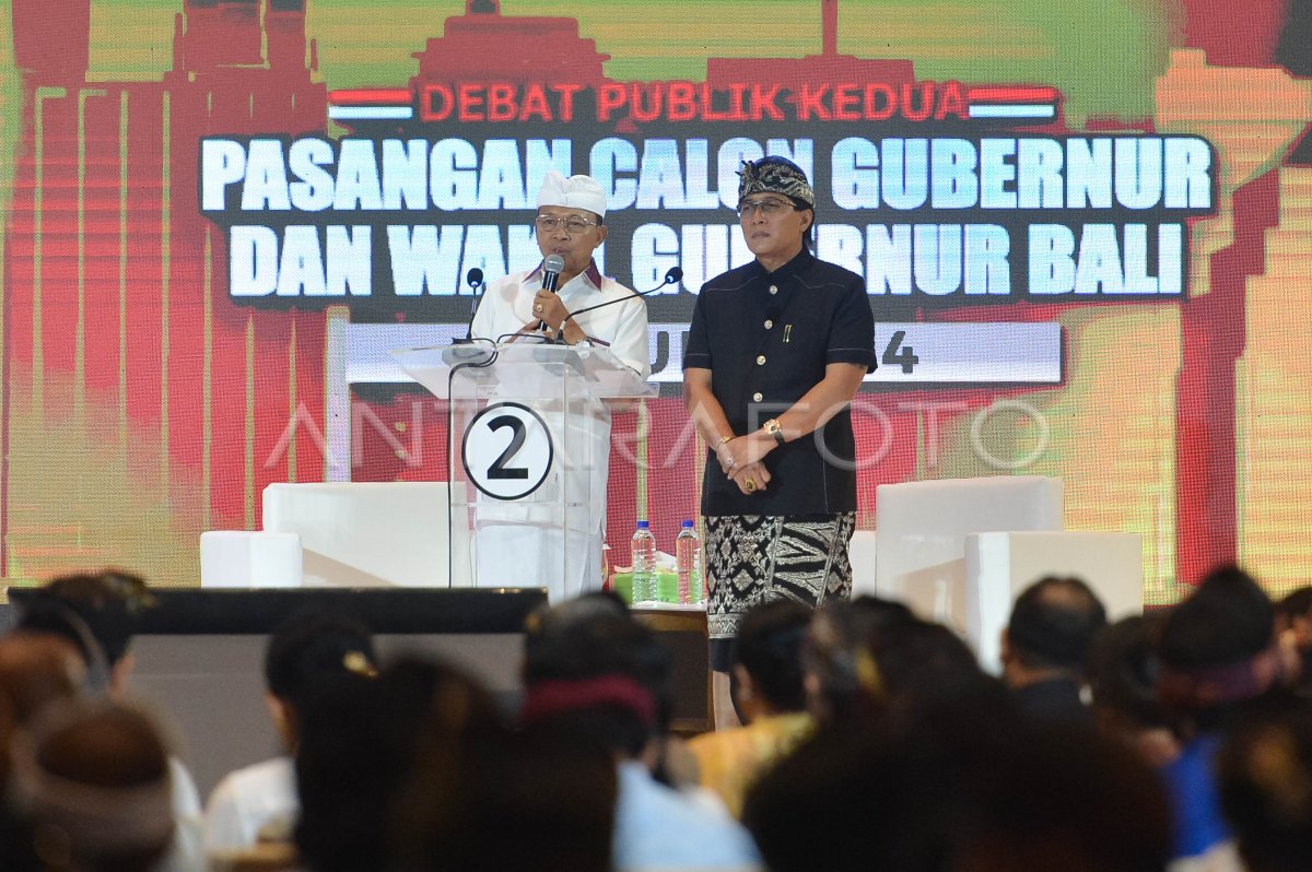 Debat kedua Pilgub Bali 2024 | ANTARA Foto