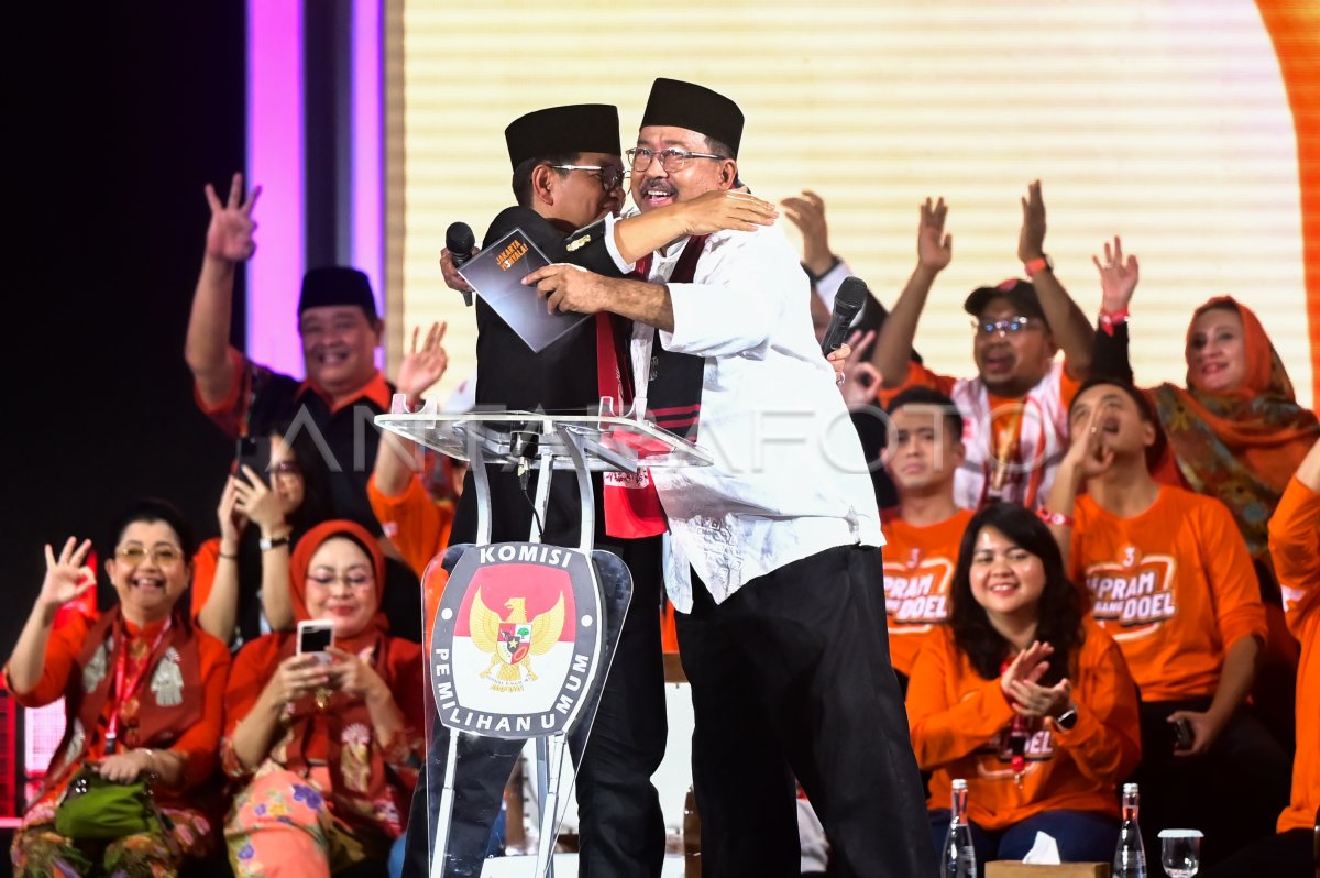 Debat terakhir Pilkada DKI Jakarta | ANTARA Foto