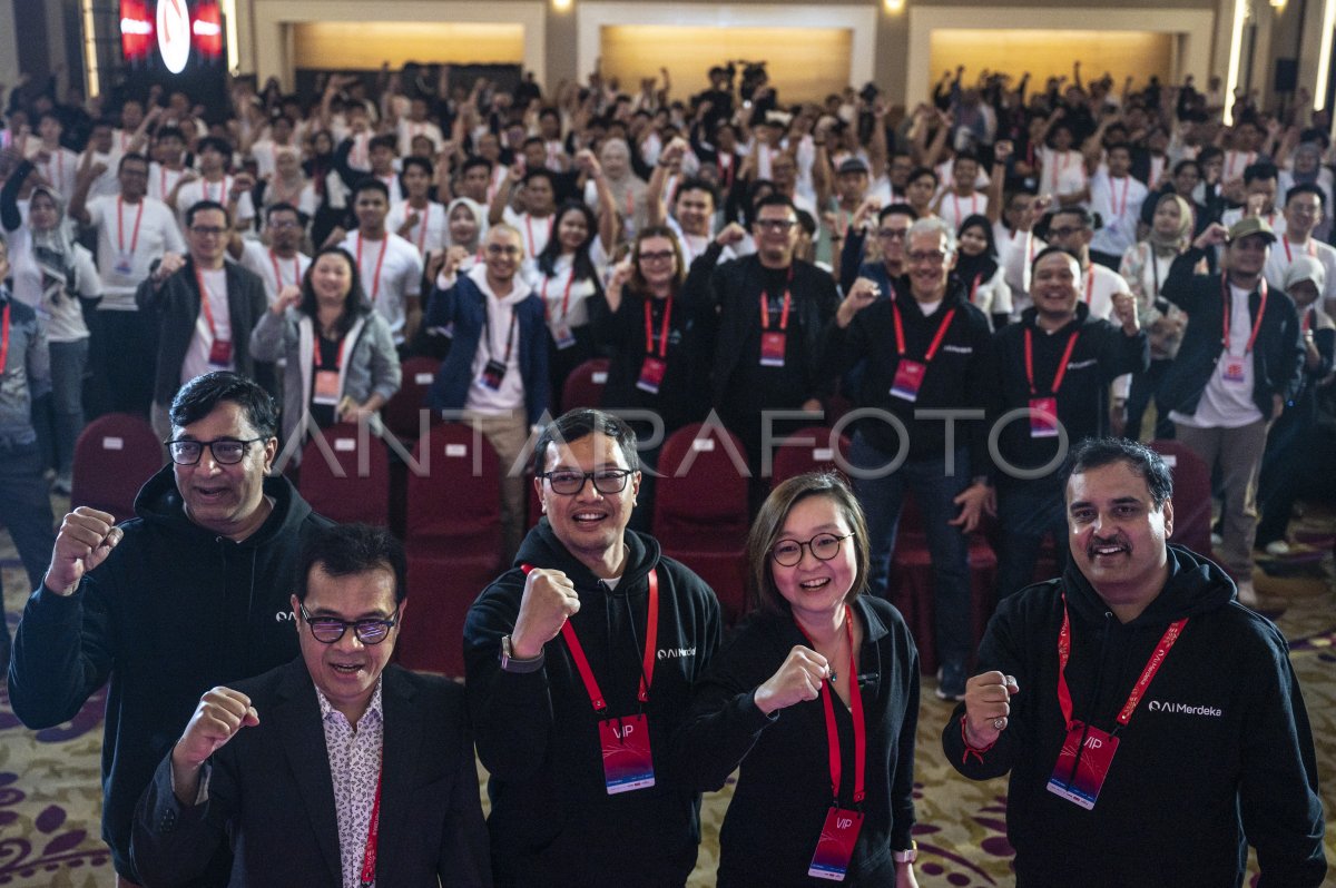 Peluncuran AI Merdeka | ANTARA Foto Peluncuran AI Merdeka | ANTARA Foto