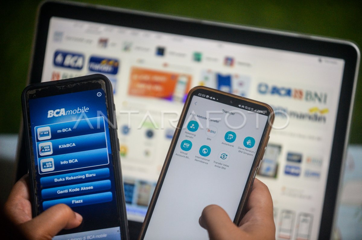 Pertumbuhan transaksi perbankan digital 2024 | ANTARA Foto