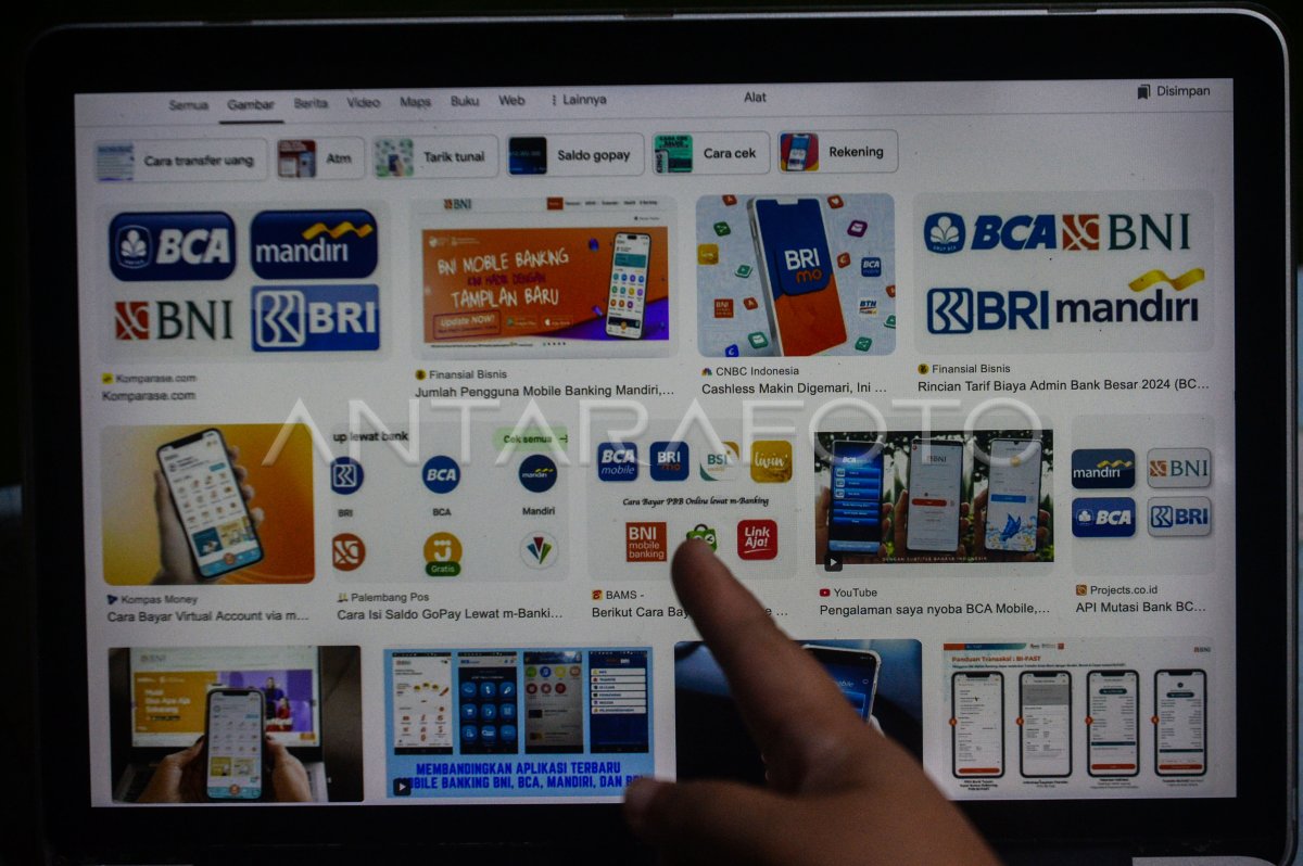 Pertumbuhan transaksi perbankan digital 2024 | ANTARA Foto