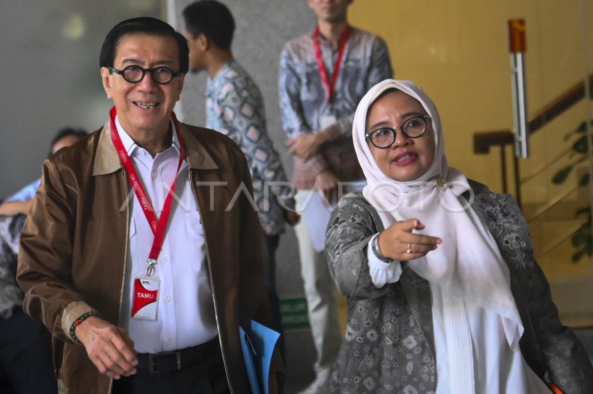 Yasonna Laoly diperiksa KPK | ANTARA Foto
