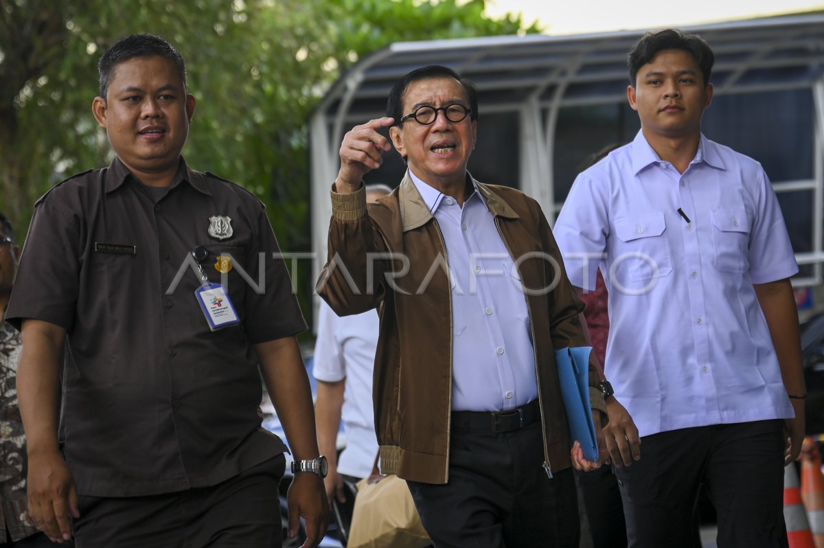 Yasonna Laoly diperiksa KPK | ANTARA Foto