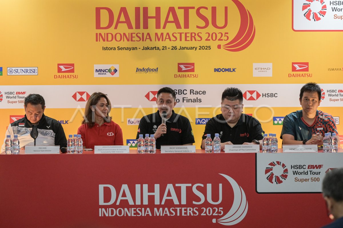 Jelang Daihatsu Indonesia Masters 2025 | ANTARA Foto