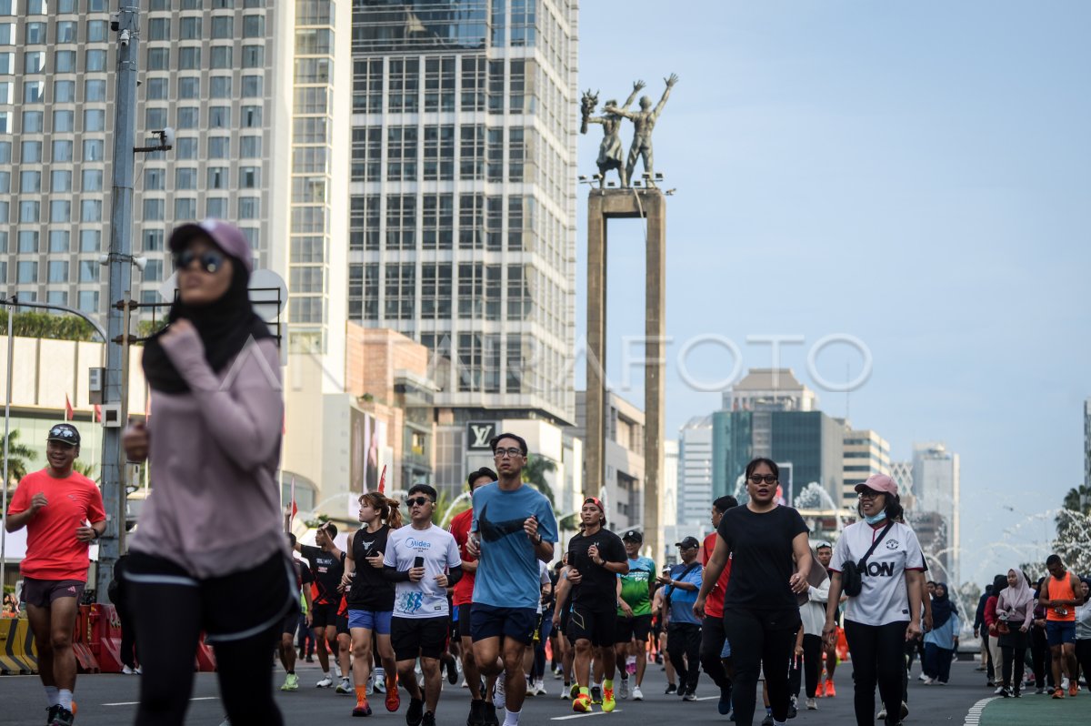 Hari Bebas Kendaraan Bermotor di Jakarta | ANTARA Foto