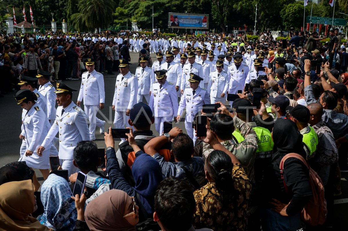 Pelantikan kepala daerah terpilih Pilkada serentak | ANTARA Foto