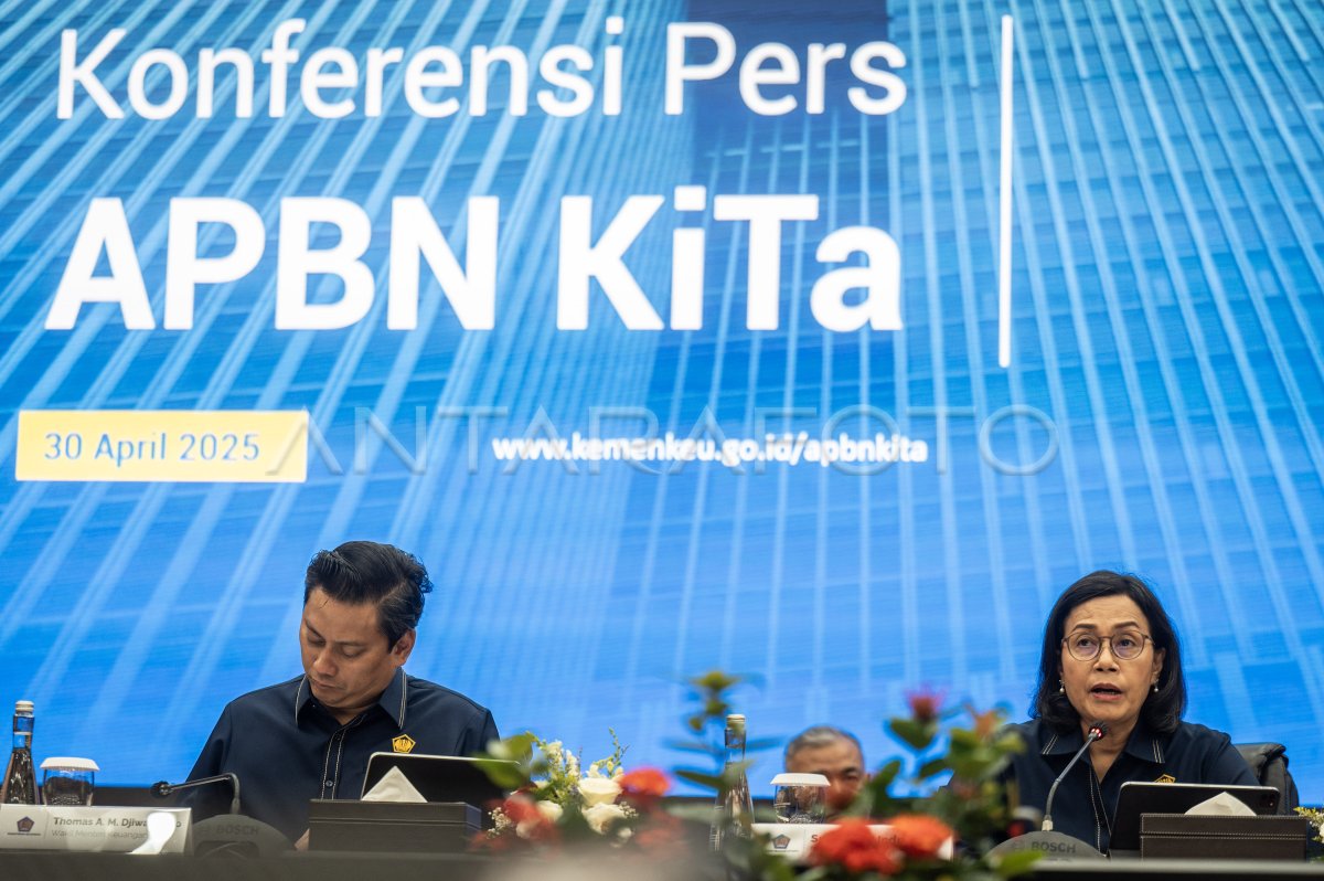 Konferensi pers APBN KiTa | ANTARA Foto