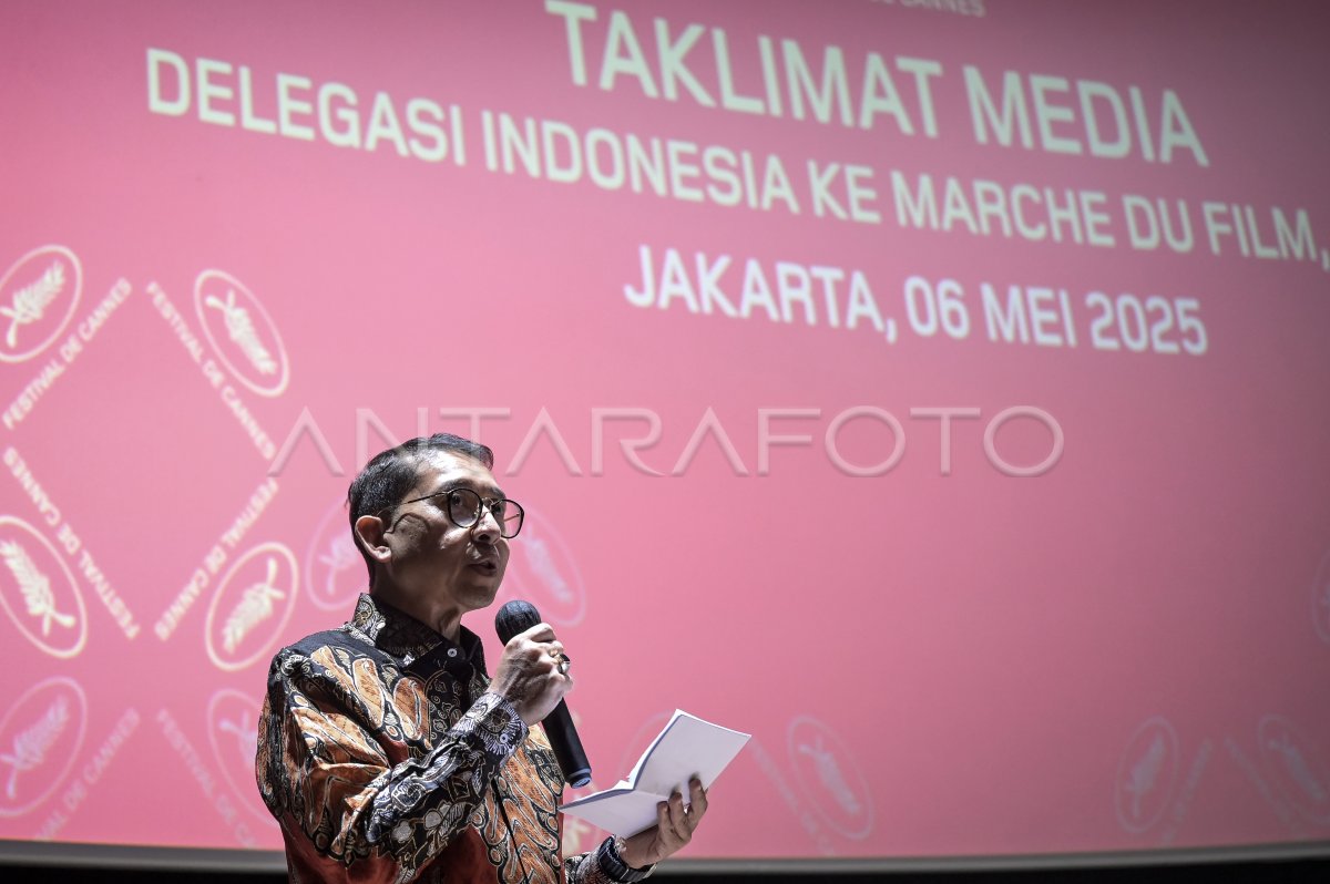 Konpers delegasi Indonesia di Cannes Film Festival 2025 | ANTARA Foto