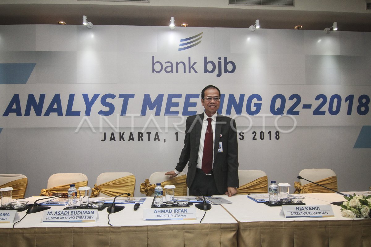 KINERJA BANK BJB TRIWULAN II TAHUN 2018 | ANTARA Foto