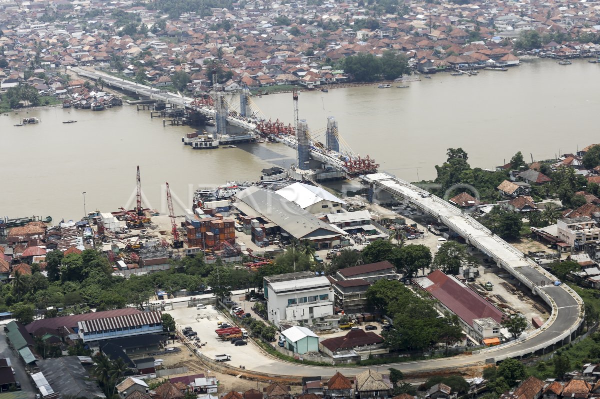 PEMBANGUNAN JEMBATAN MUSI IV PALEMBANG | ANTARA Foto