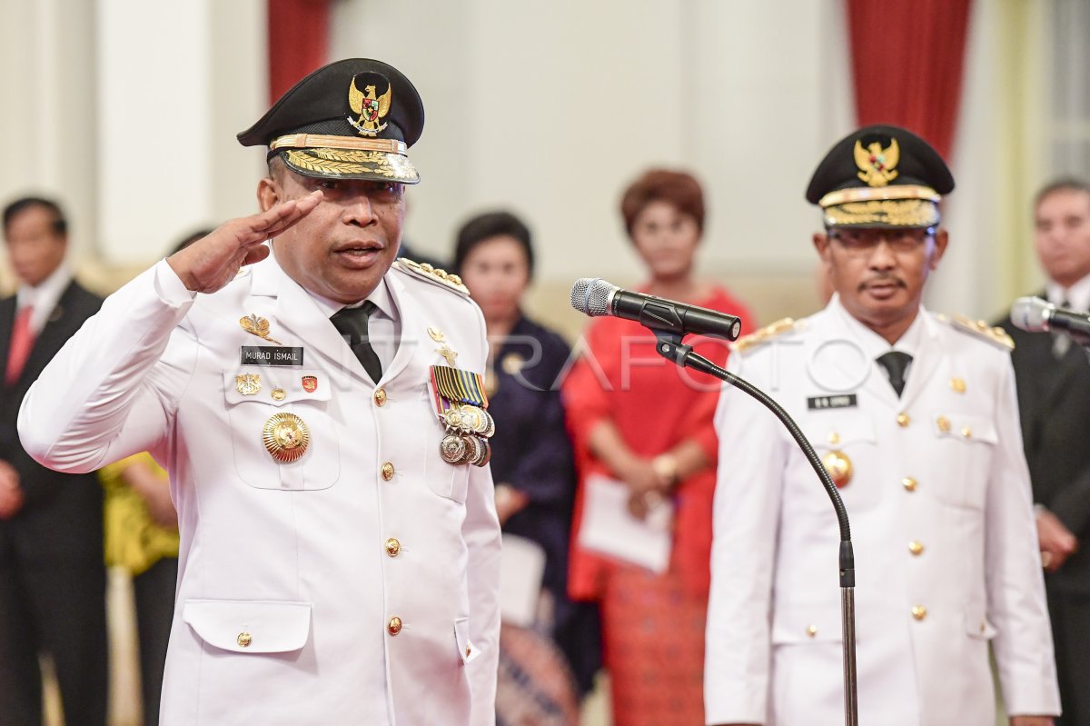 PELANTIKAN GUBERNUR DAN WAKIL GUBERNUR MALUKU | ANTARA Foto